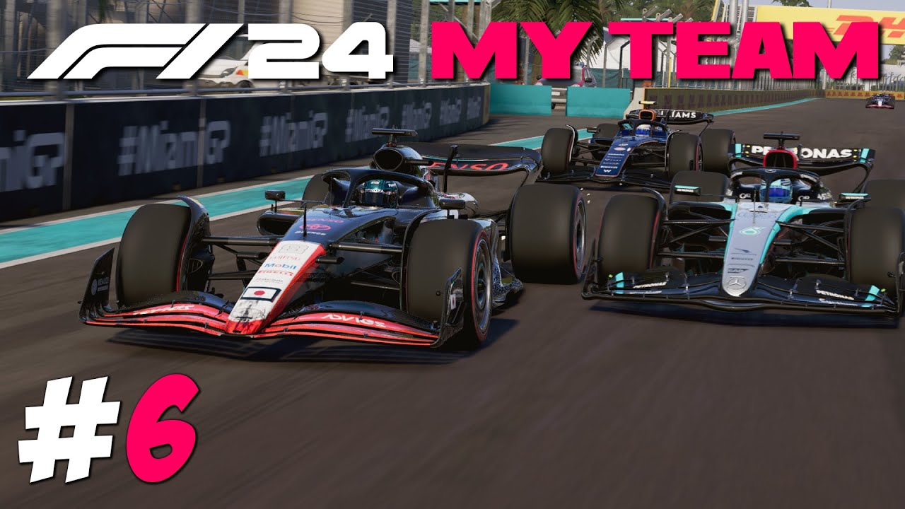 MIAMI NAGYDÍJ 🔥 F1 24 My Team Karrier #6 | 06.18. - YouTube