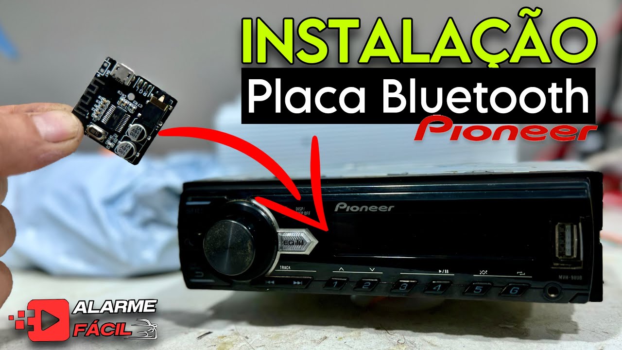 Instalação Placa Bluetooth No Player Pioneer - YouTube