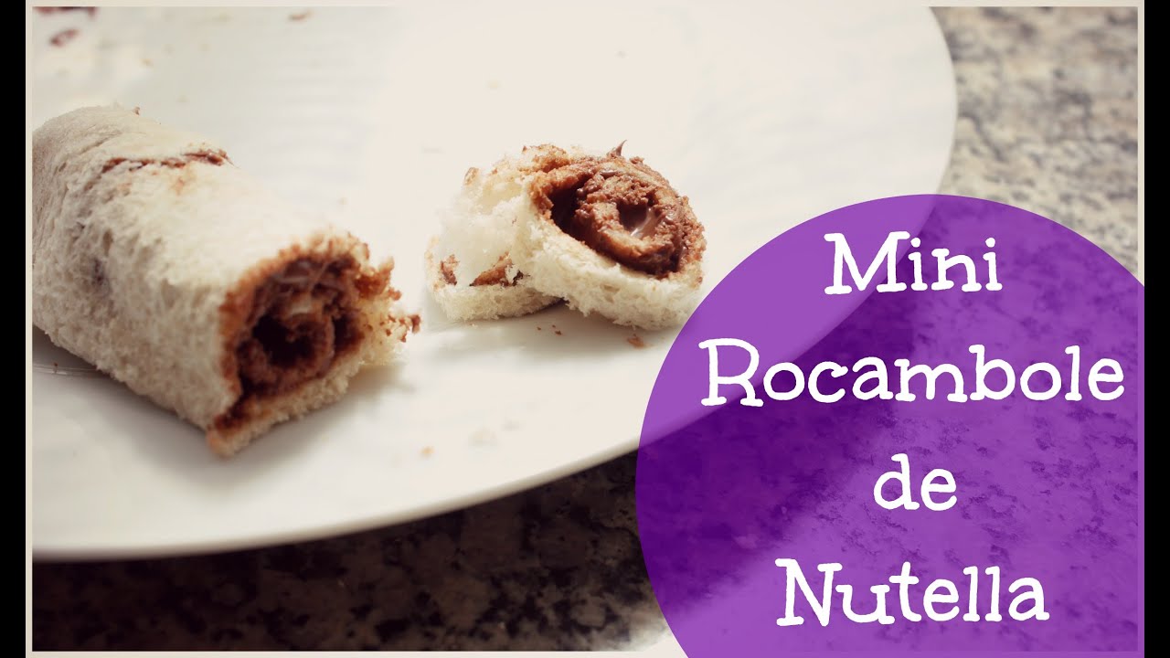 Inventando Moda - Mini Rocambole de Nutella - por Prih Gomes - YouTube