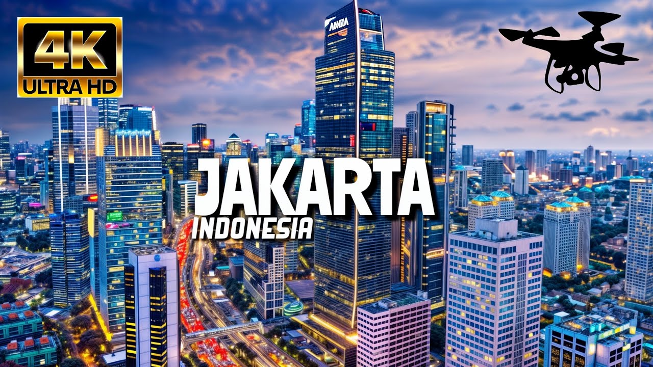 Jakarta, Indonesia In 4K By Drone - Amazing View Of Jakarta, Indonesia ...