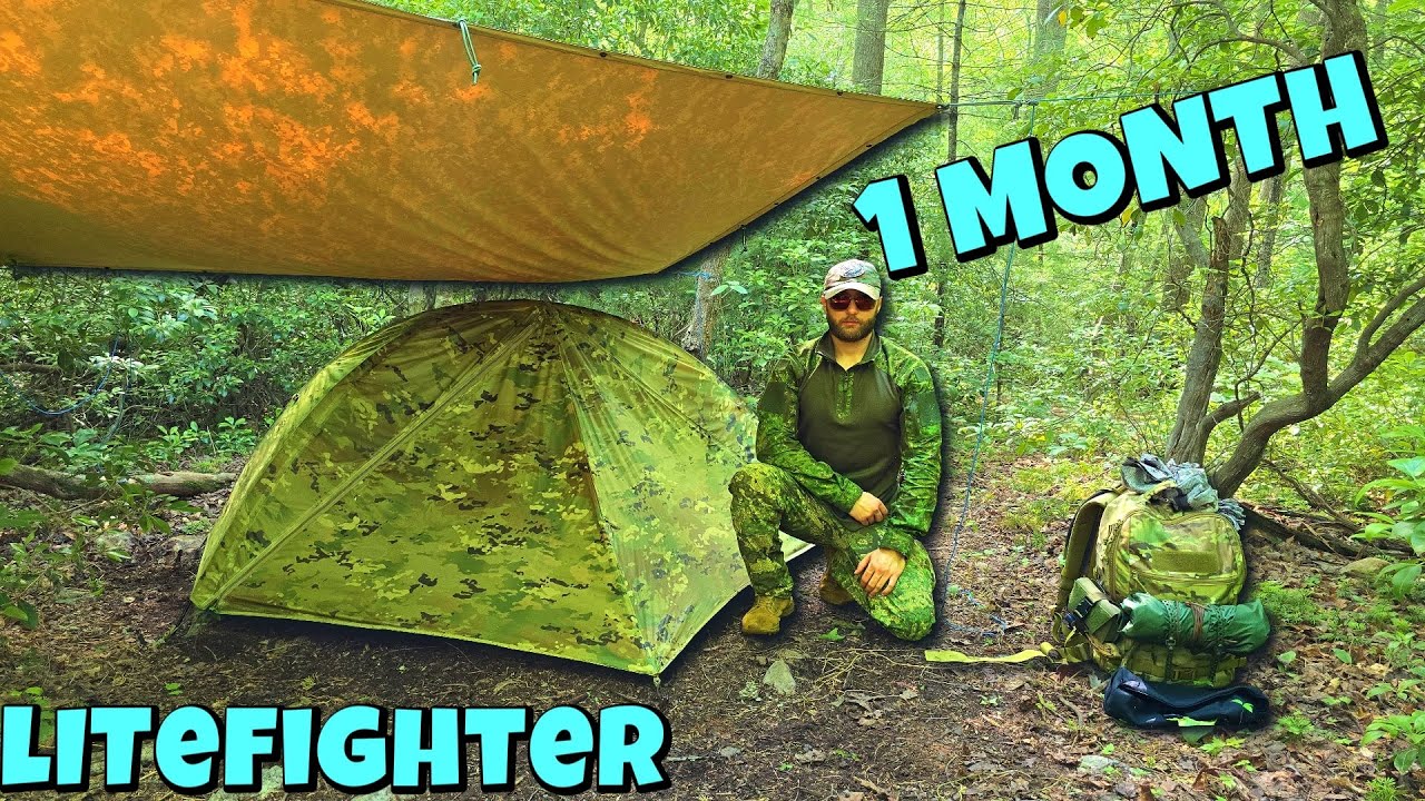 LiteFighter Tent After 1+ Month In The Mountains | Solo Camp After ...
