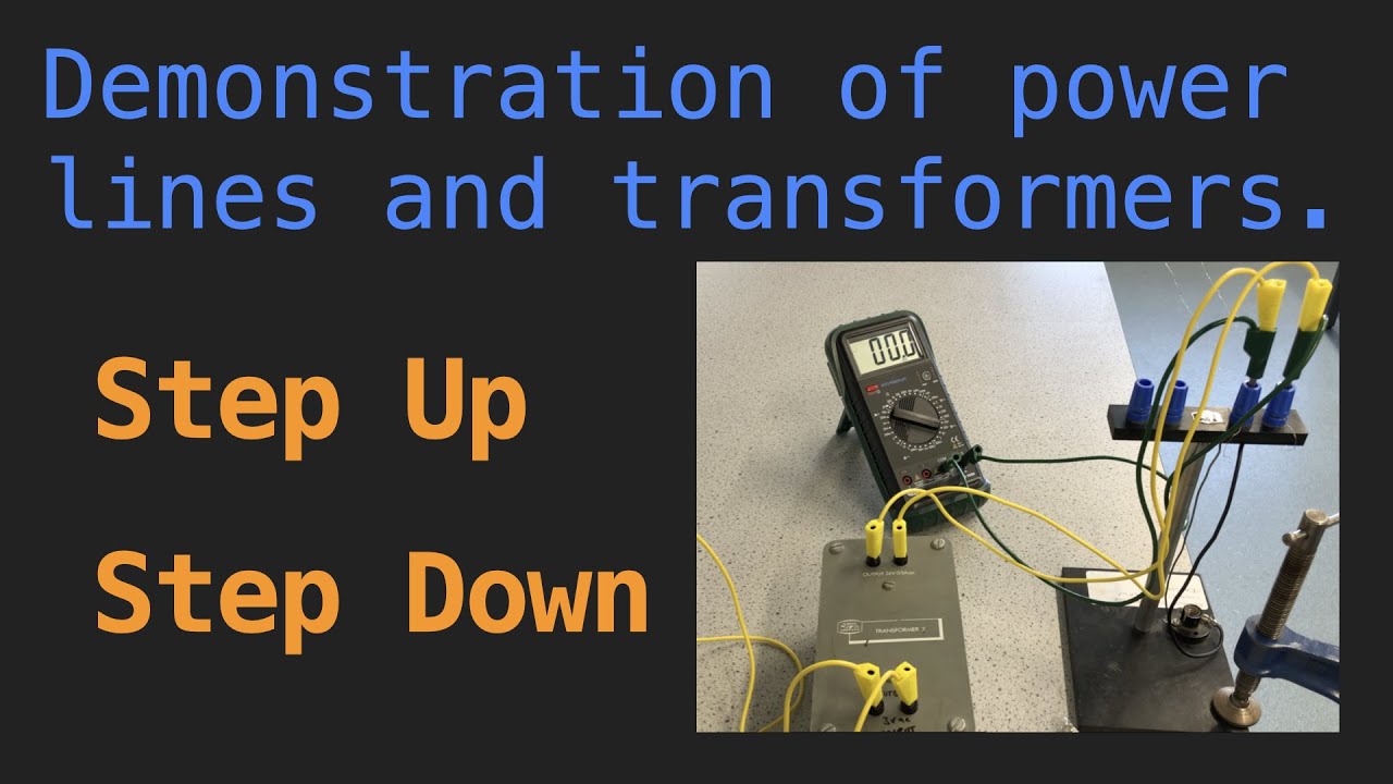 Transformers for Powerlines - Practical classroom demonstration - YouTube