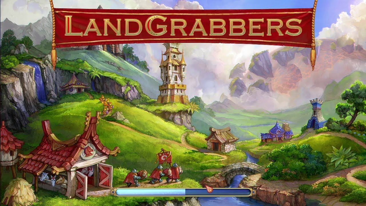 LANDGRABBERS GAME GAMEPLAY ISLAND MAP ALL LEVELS COMPLETE - YouTube