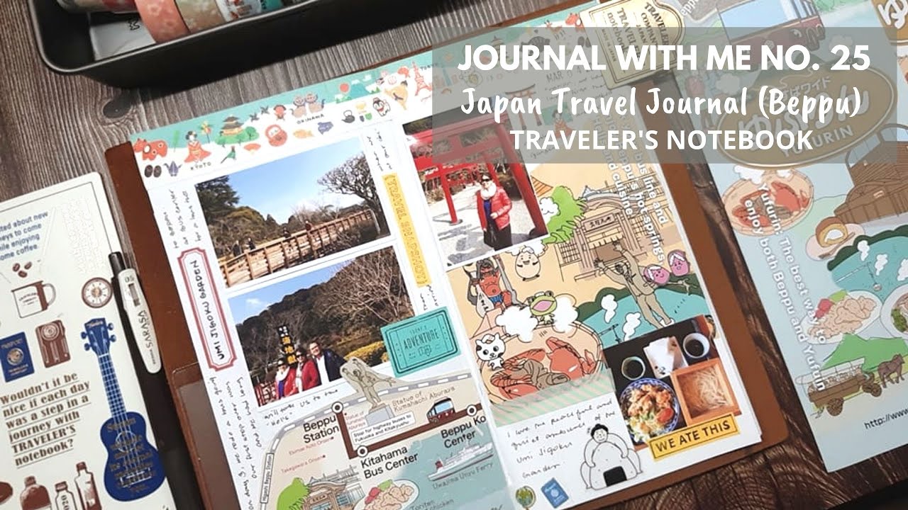 How I Travel Journal ️ | Beppu, Japan 🇯🇵 | Travel Journal Ideas ...