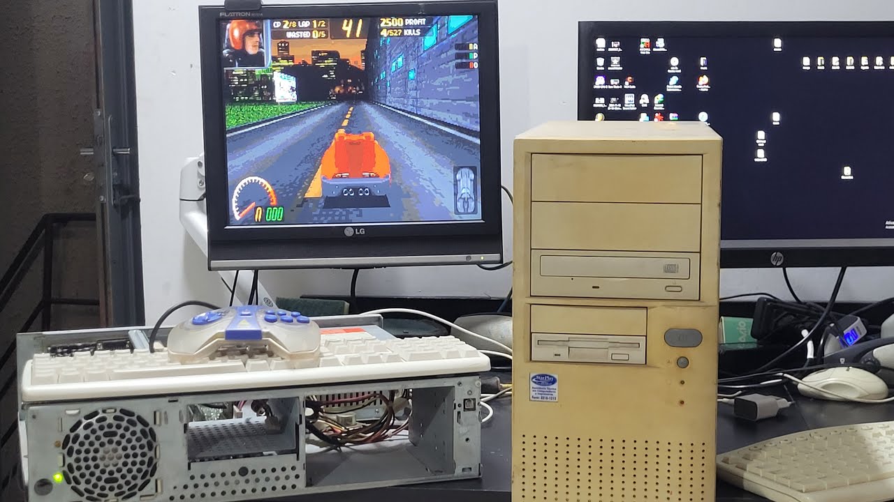 Nostalgia PC antigo e Jogos e PC explode - YouTube