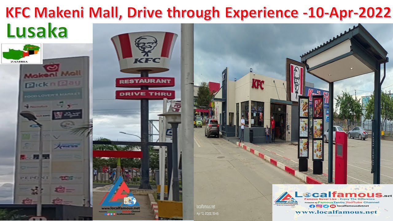KFC Makeni Mall Drive Through Experience, Lusaka Zambia #10-Apr-2022 ...