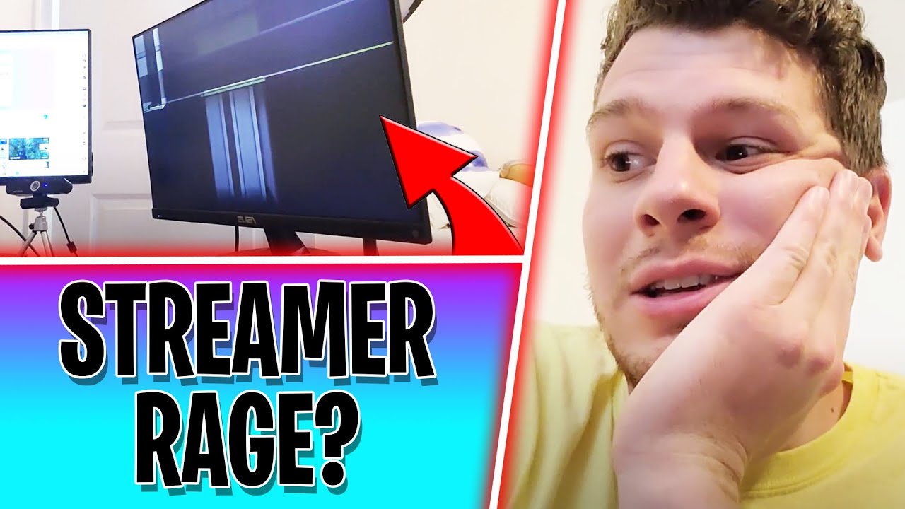 Streamer BREAKS Gaming Monitor In RIDICULOUS Way - YouTube