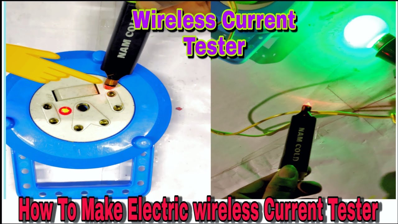 How To Make wireless current tester at Home. wireless current Detector ...