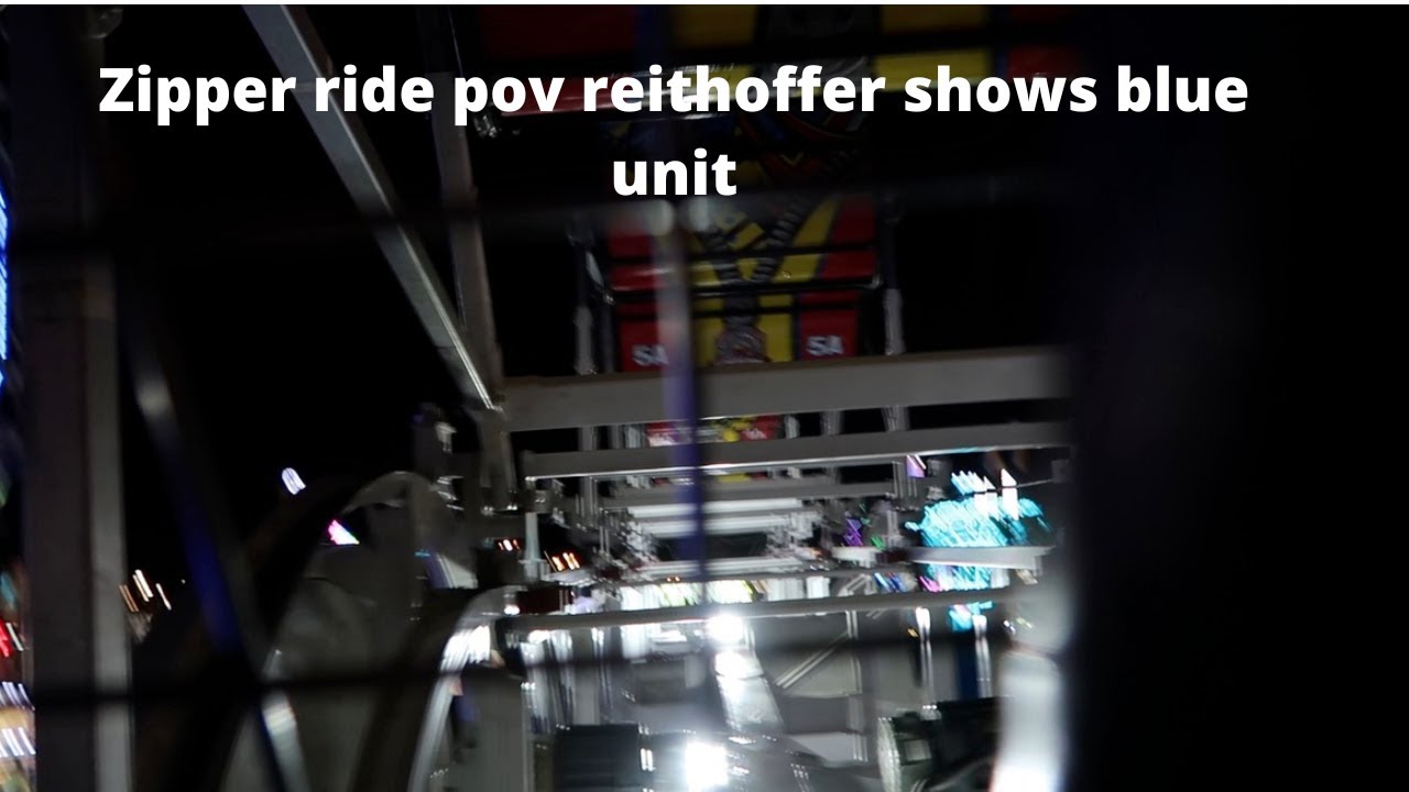 Zipper ride pov reithoffer shows blue unit - YouTube