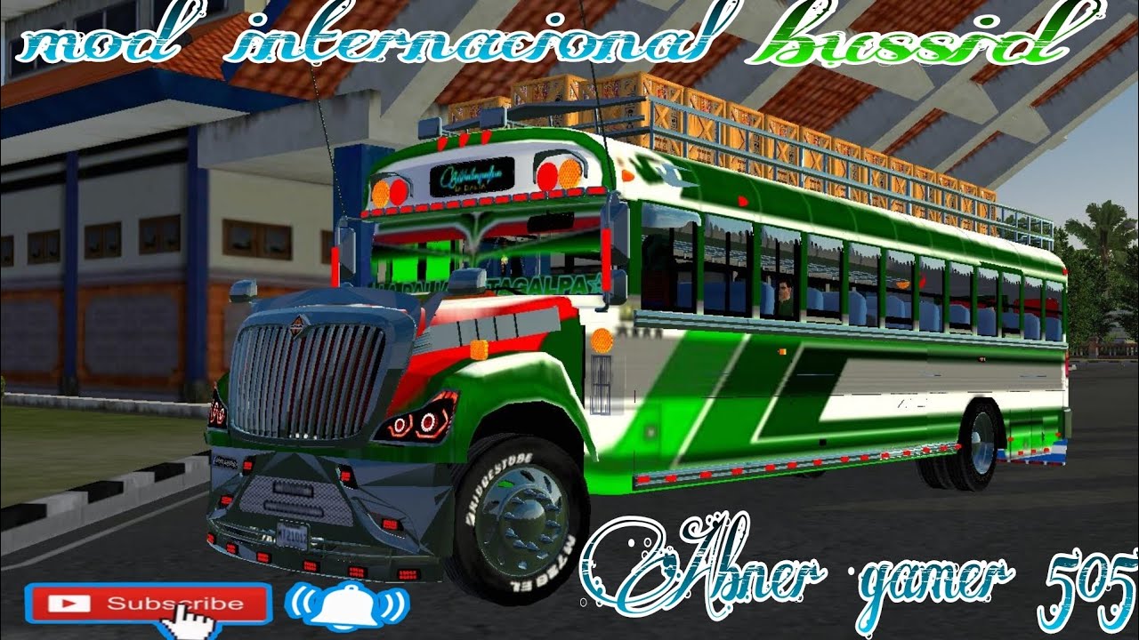 Mod internacional para bussid mas skin personalizada .. - YouTube