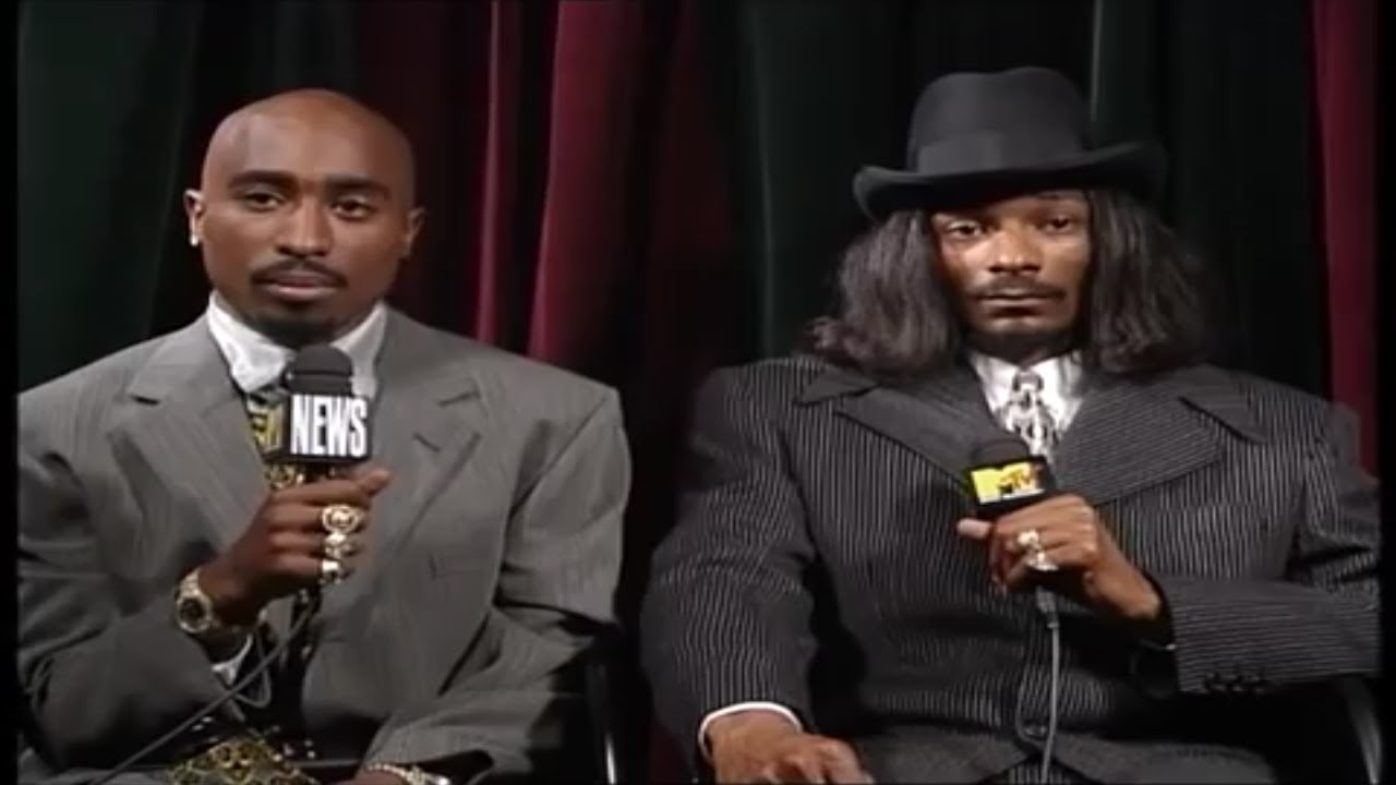 2Pac And Snoop Dogg Interview At MTV Music Awards 1996 - YouTube