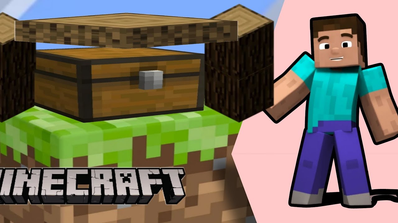 I build a chest room in MINECRAFT One Block.#12| MR WHITE 4!! - YouTube