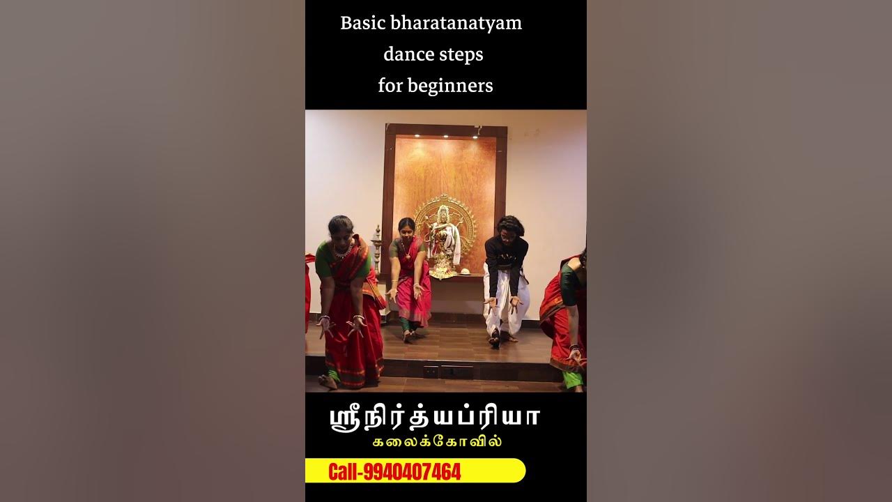 basic bharatanatyam dance steps for beginners - YouTube