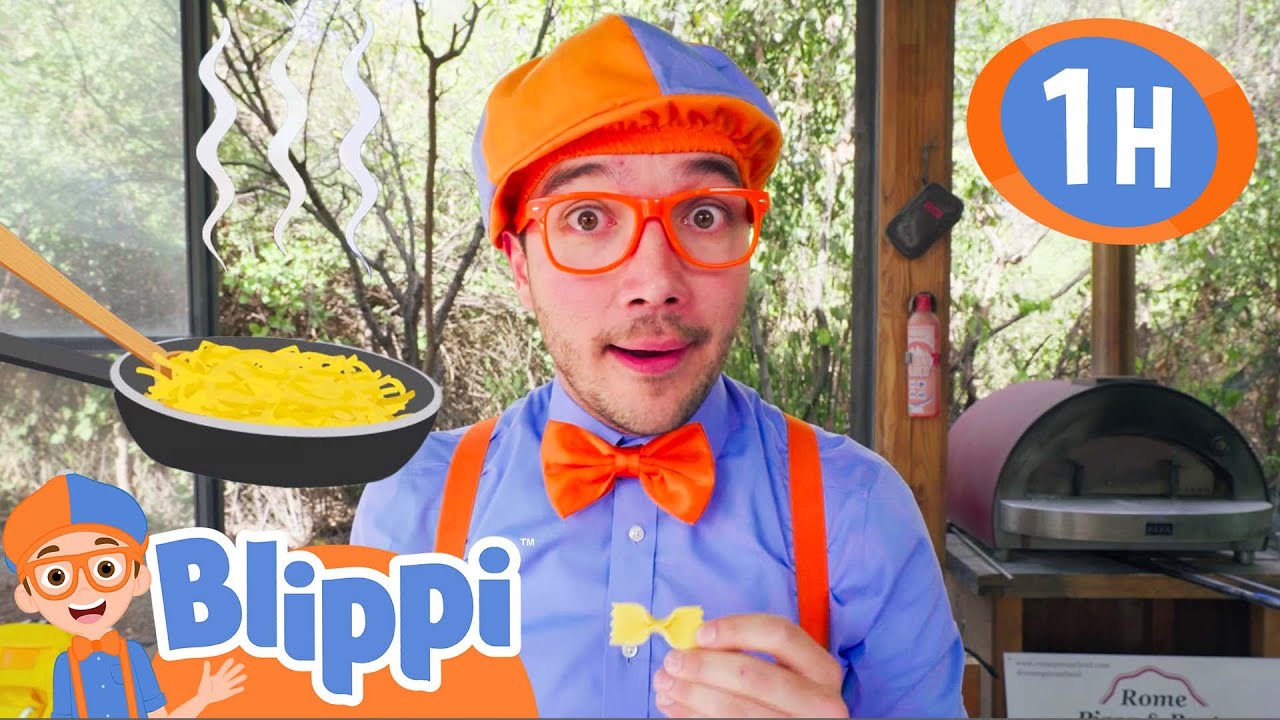 Blippi Learns Pasta Shapes! 🍝 | Educational Kids Videos | Fun Food ...