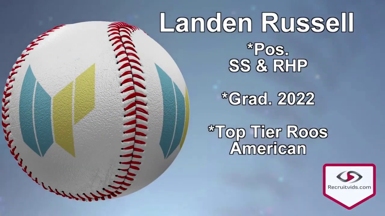 Landon Russell SS/RHP 2022 - YouTube