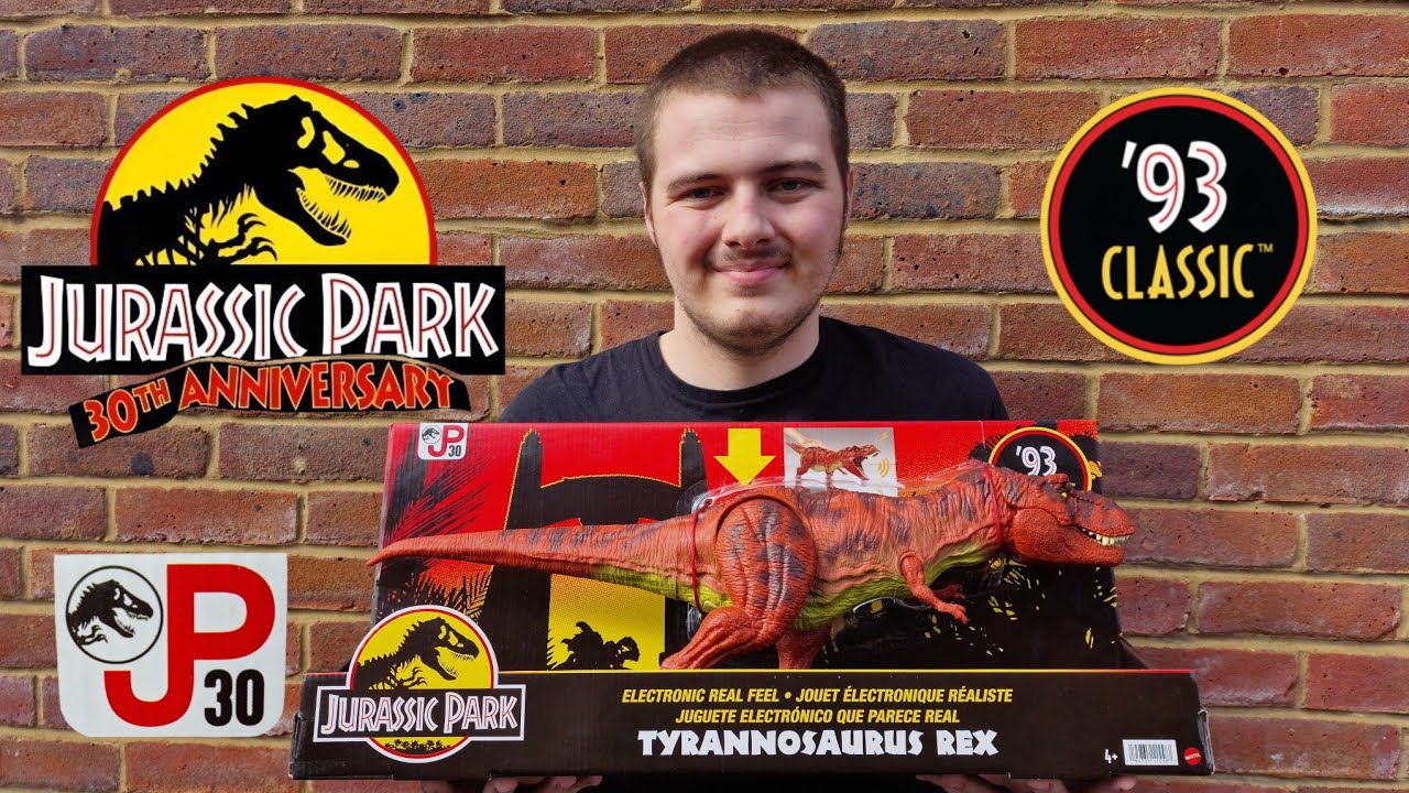 Jurassic Park Electronic Real Feel Tyrannosaurus Rex - Red Rex!!! # ...