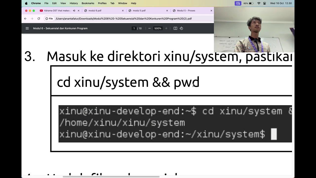 [S1IF-11-05] Praktikum Sistem Operasi - Modul 5 Proses & Modul 6 Sekuensial dan Konkuren Program ...
