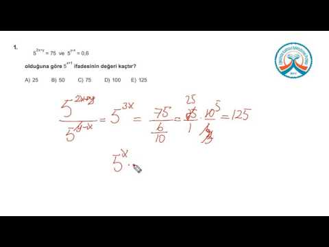 YGS KDS 1 Matematik A Kitapçığı Soru 1