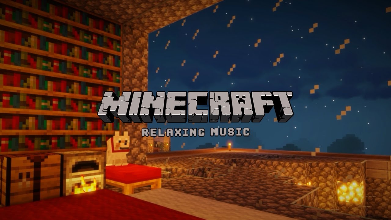 Find your calm with minecraft relaxing music box and soft rain for 3 ...