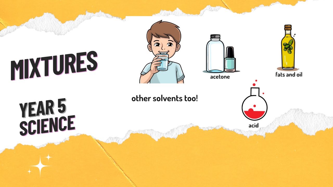 Properties and changes of materials - Mixtures Year 5 Lesson 3 - YouTube