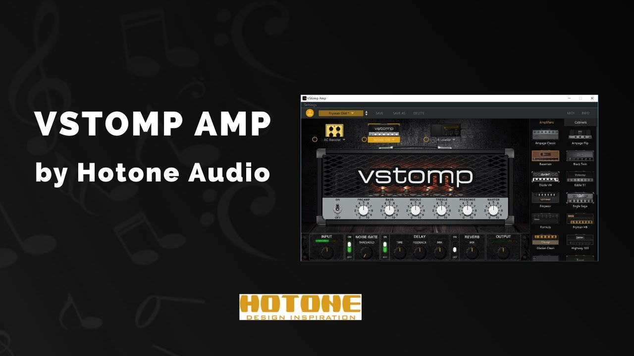 Hotone Audio VStomp Amp - 3 Min Walkthrough Video (70% off for a ...