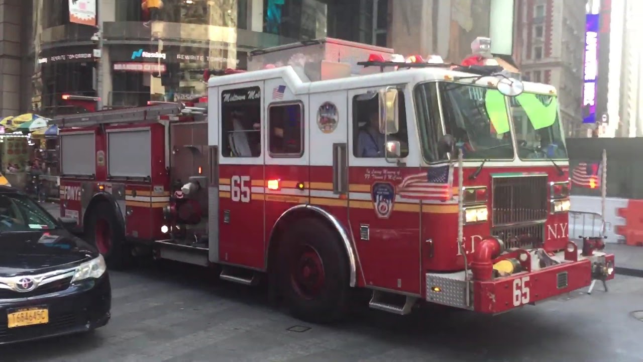 FDNY Engine 65 Responding - YouTube