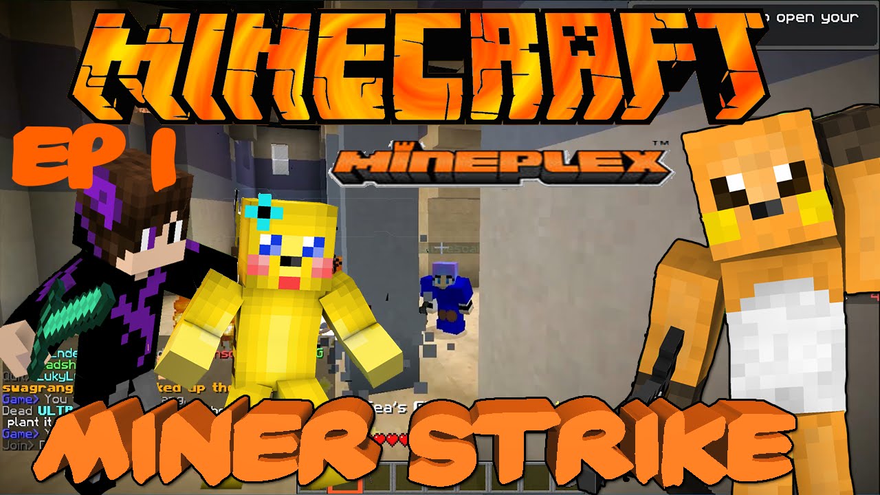 Minecraft: Mineplex - MineStrike Ep 1: New Game! - YouTube
