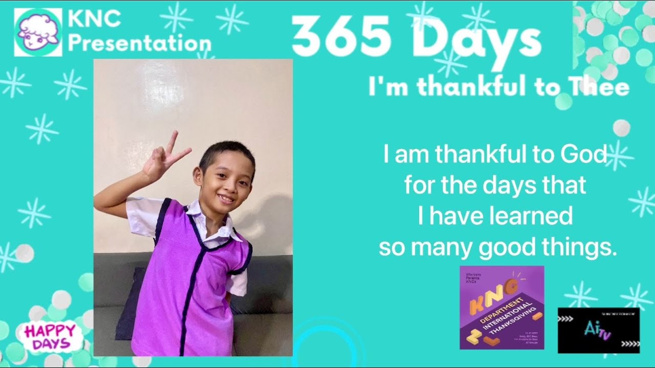 MCGI Song - 365 Days I'm Thankful To Thee - KNC Song Chords - Chordify