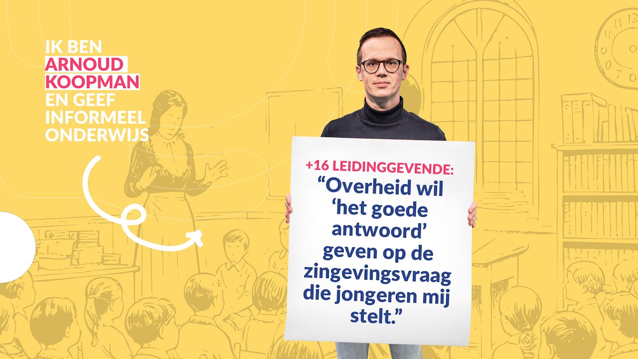 +16 leidinggevende: Arnoud Koopman tegen Wet toezicht informeel ...