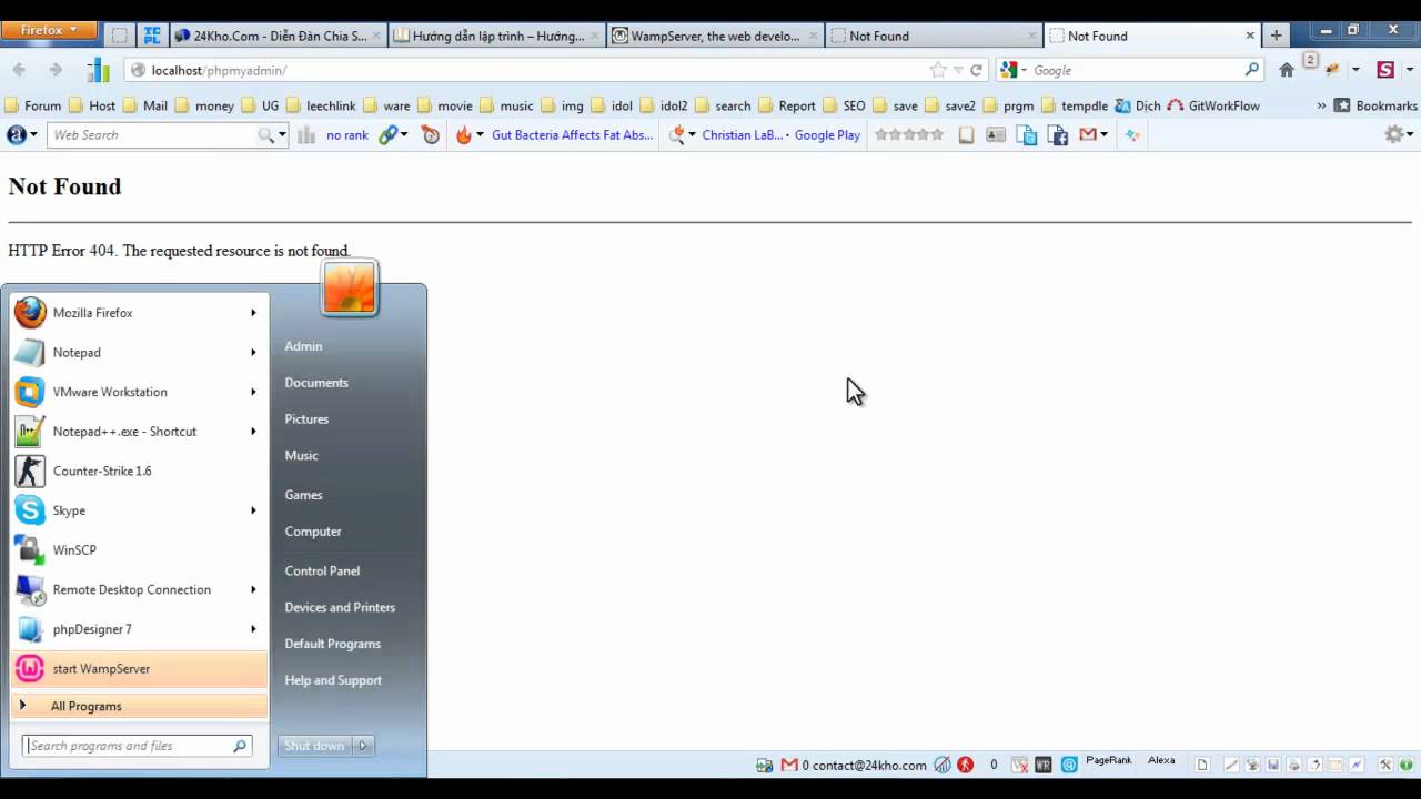 Install Wampserver On Windows 7 Youtube