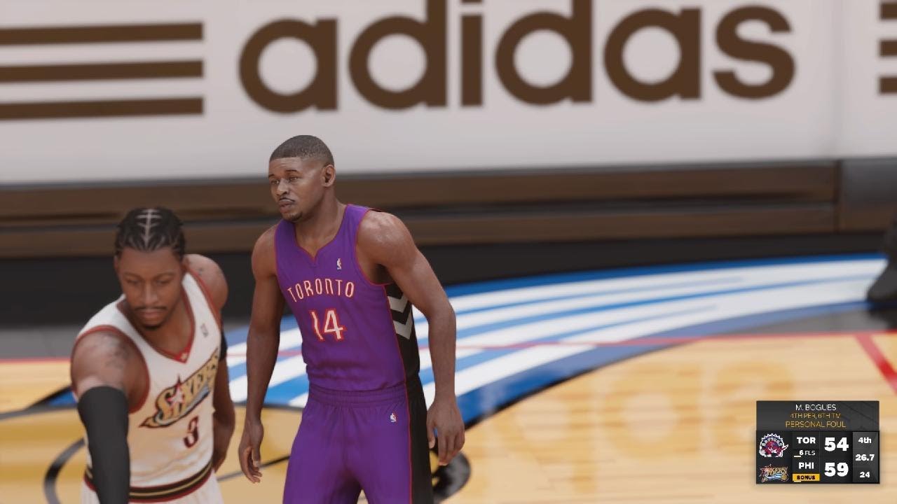 NBA 2K23 Classic Teams League Toronto Raptors vs. Philadelphia 76ers ...