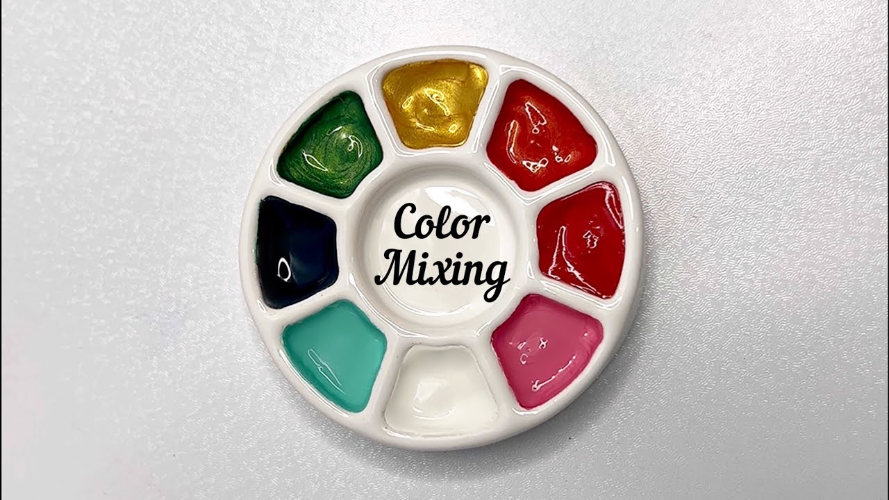 Acrylic Color Mixing Tutorial: Exploring New Shades #colormixing # ...