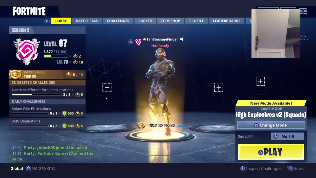 IanSausageFinger's Live FORTNITE FACECAM - YouTube