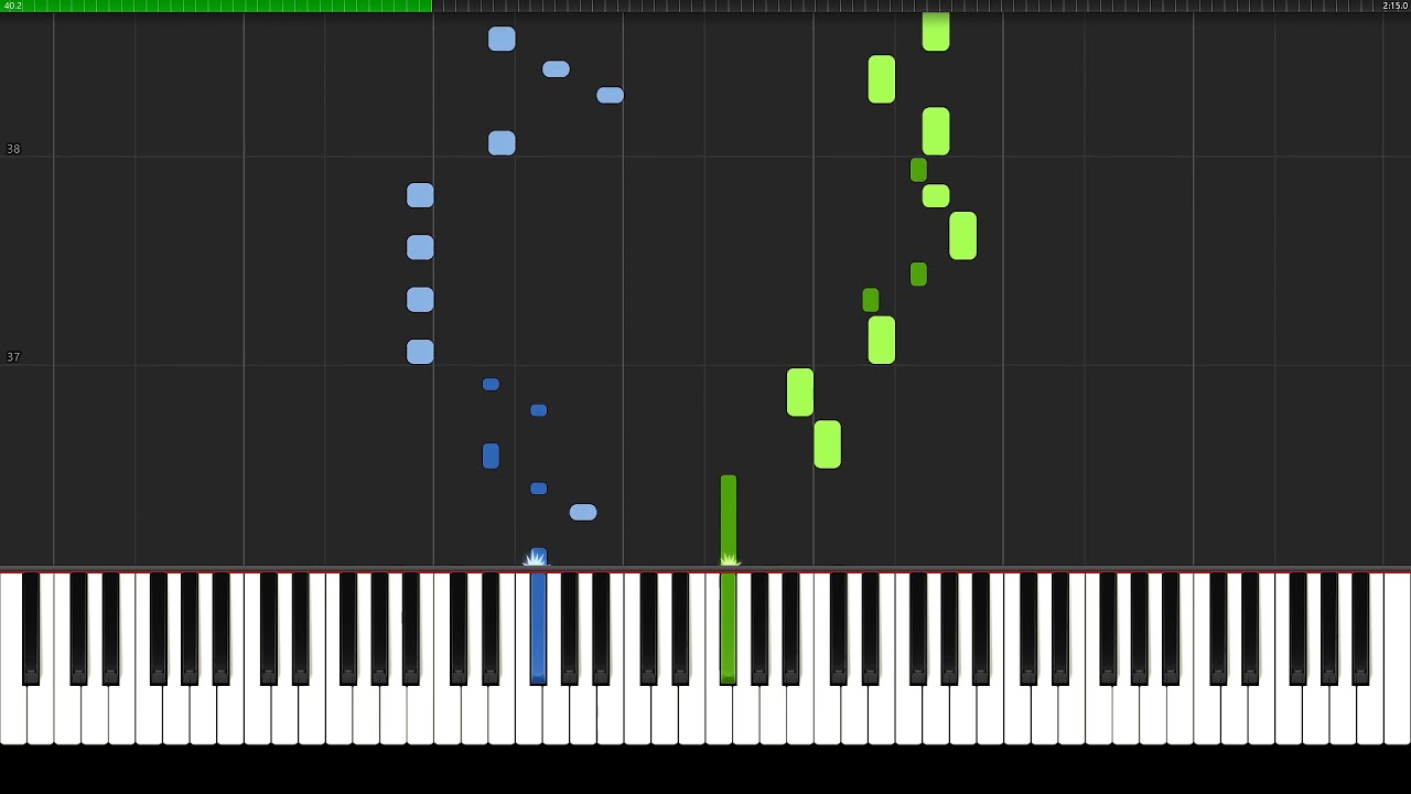 Badinerie - J.S. Bach BWV 1067 | Piano Tutorial | Synthesia | How to ...