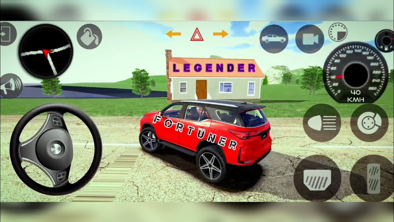 Dollar Song Modified Red Fortuner Legender 👿 Indian High Graphics Car ...