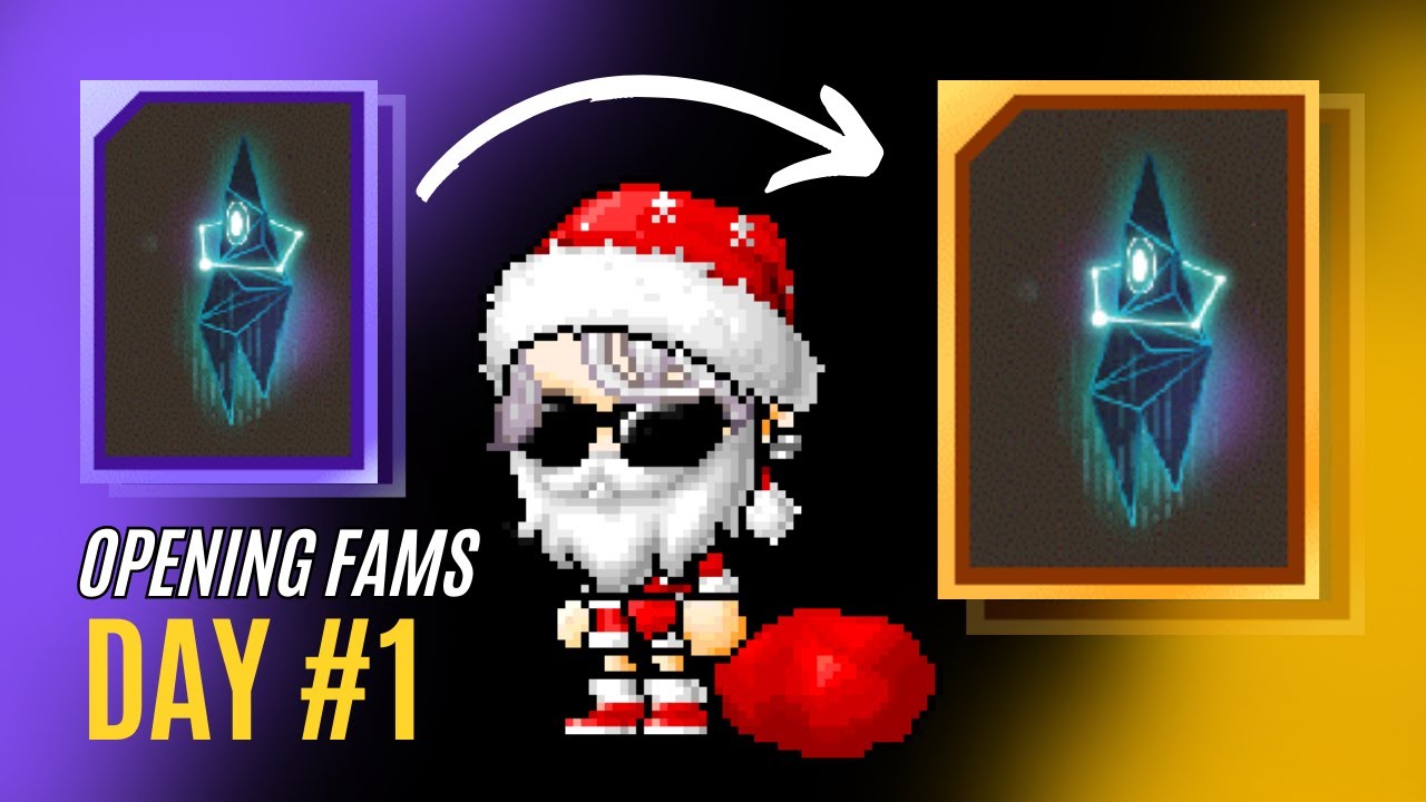 Opening Familiar Cards - Day #1 | Maplestory - YouTube