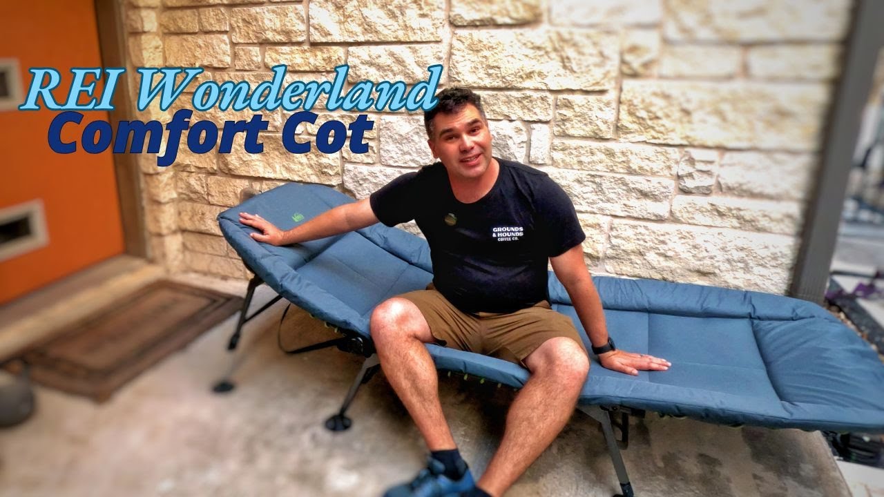 REI Wonderland Comfort Cot: Quick Review, Setup, and Comfort Test - YouTube