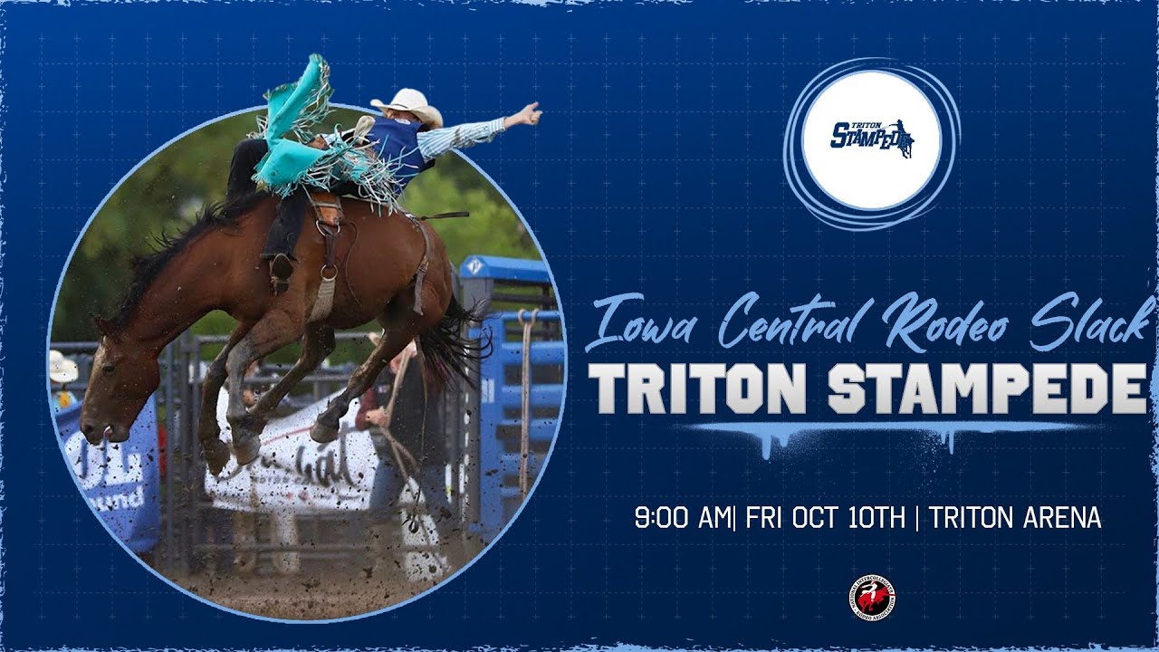 Iowa Central Rodeo: Triton Stampede Slack (10/10/2025) - YouTube