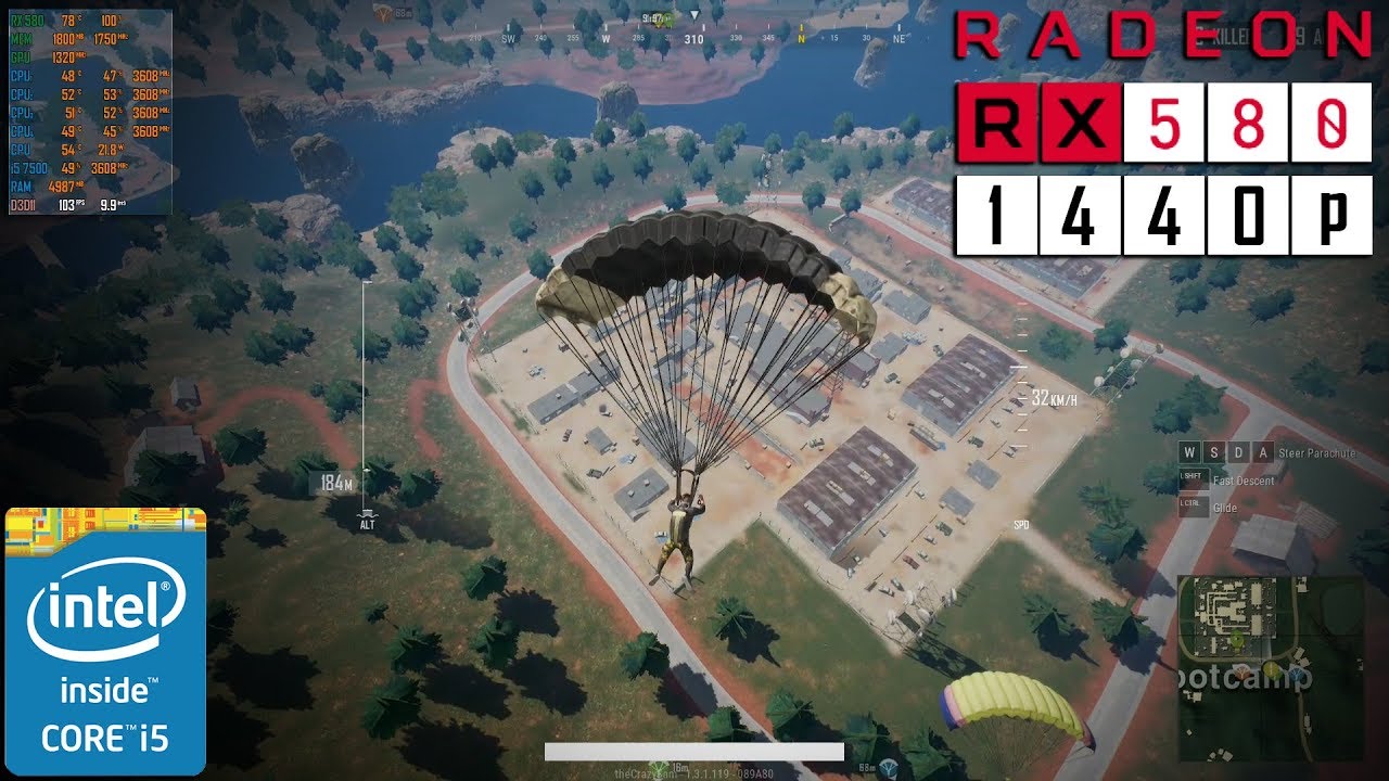 Testing PUBG Lite PC: Ultra Graphics RX 580 (Sanhok) - 1440p - YouTube