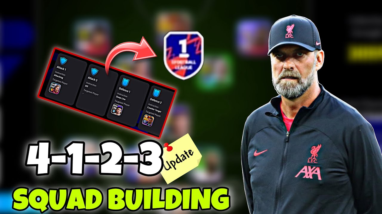 🤯Best Quick Couter Formation 4123 SQUAD BUILDING + INDIVIDUAL ...