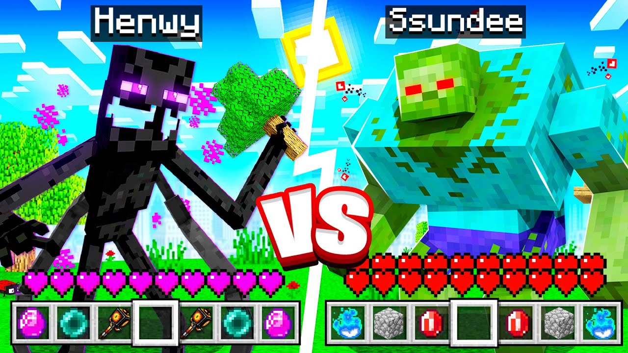 MORPHING into MUTANT BOSSES in MINECRAFT! - YouTube