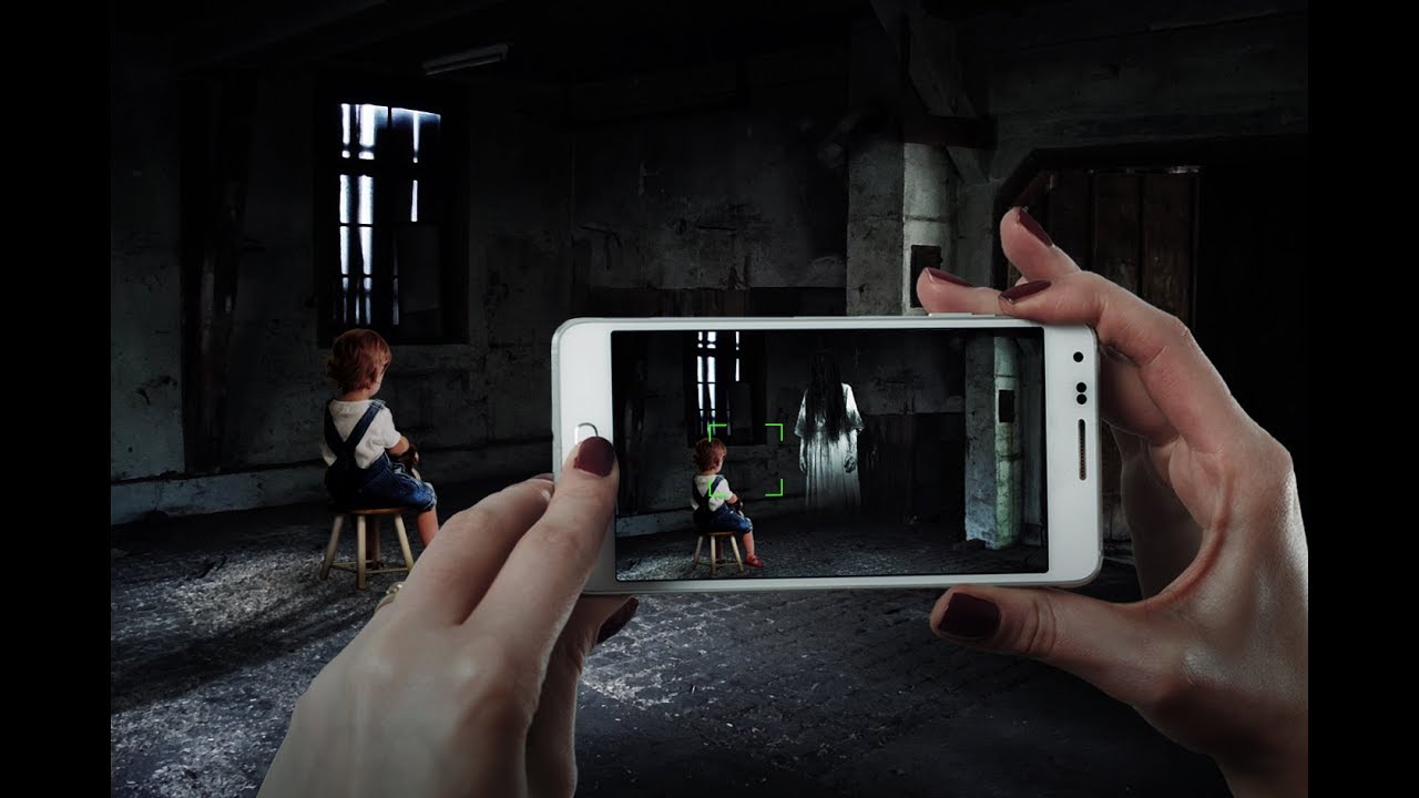 Photoshop Manipulation - Ghost inside the camera - YouTube