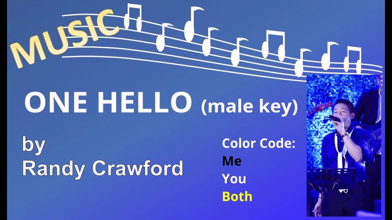 One Hello by Randy Crawford (Videoke male part) - YouTube