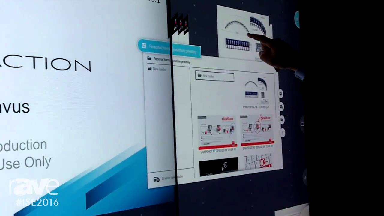 ISE 2016: MultiTaction Shows the MT Canvus Meeting System - YouTube