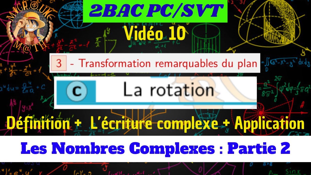 La rotation — Transformations remarquables du plan — Les nombres ...