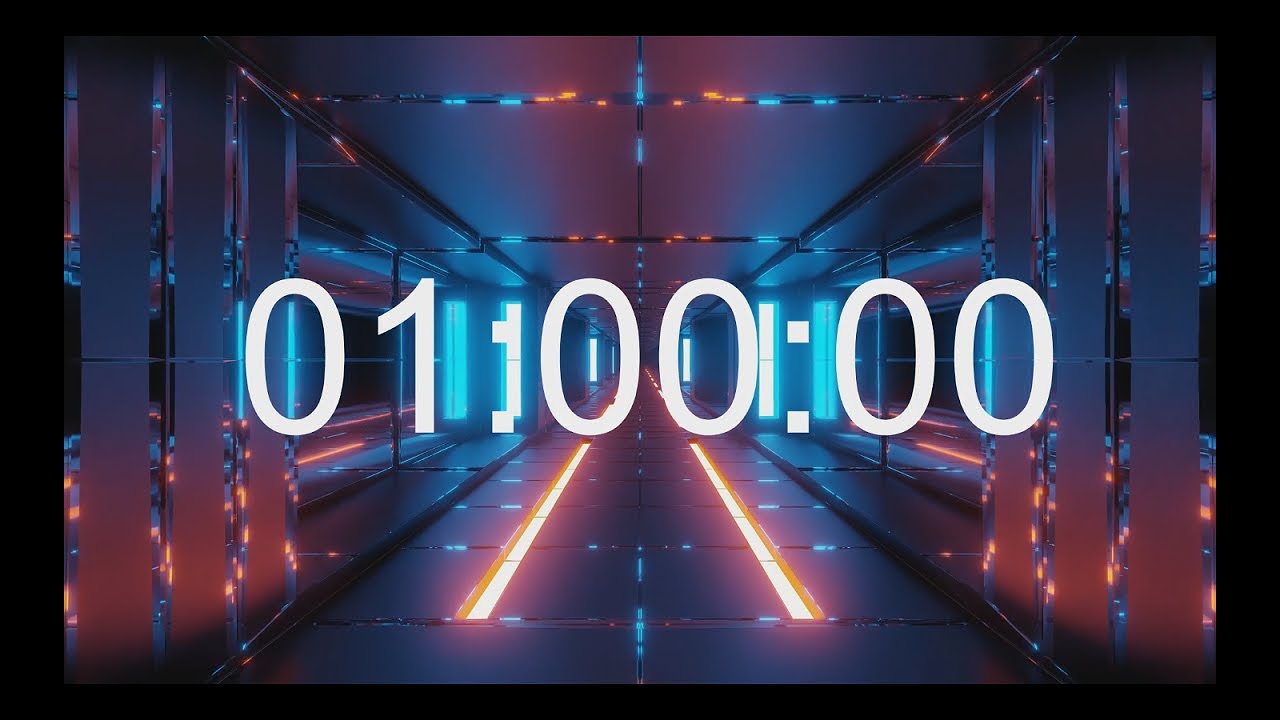 1h timer with alarm - 1 hour timer - YouTube