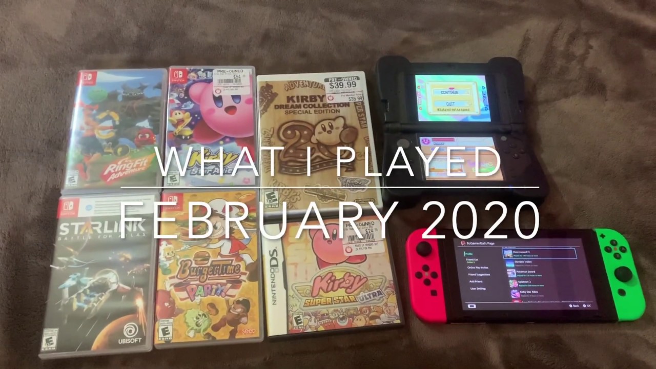 What I played February 2020 - YouTube
