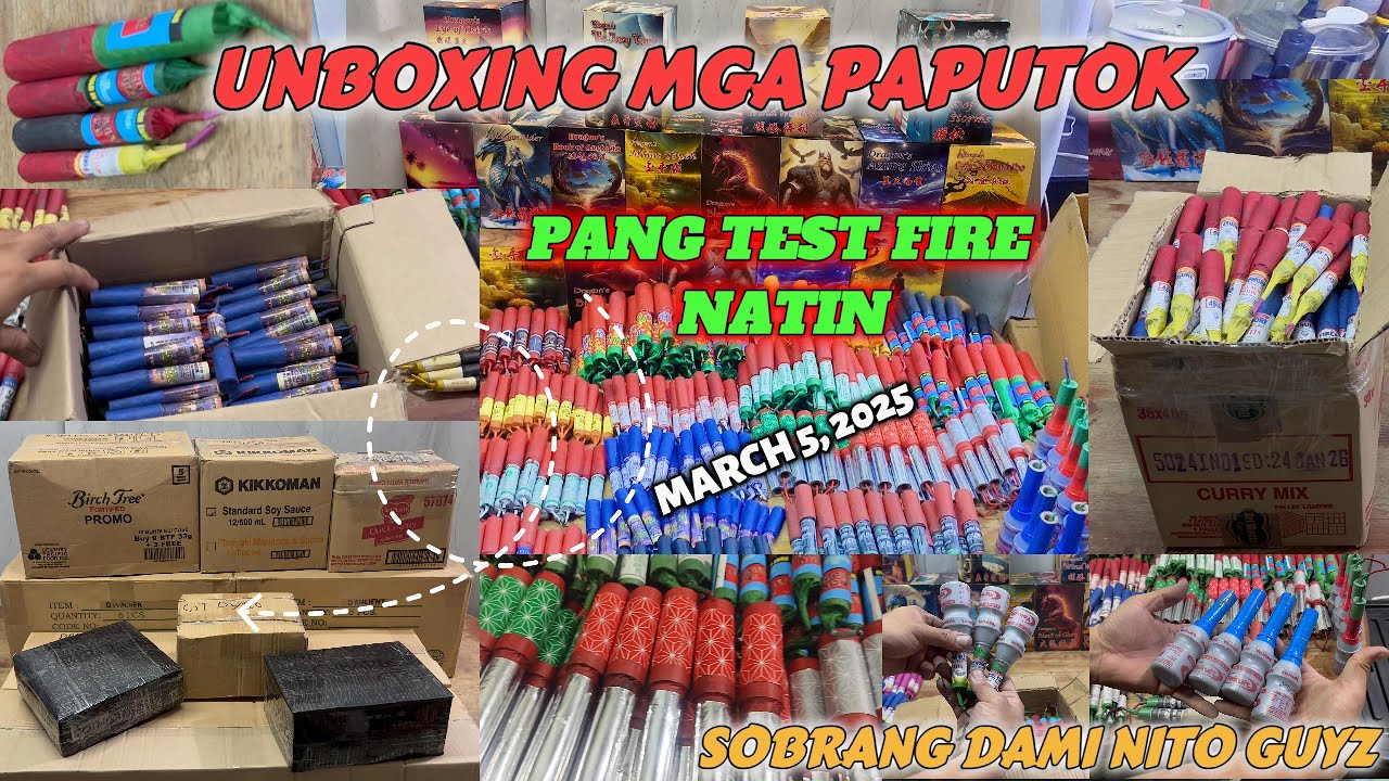 Ang Daming Paputok Nito 2nd Unboxing March 5, 2025 #kwitis #firecracker ...