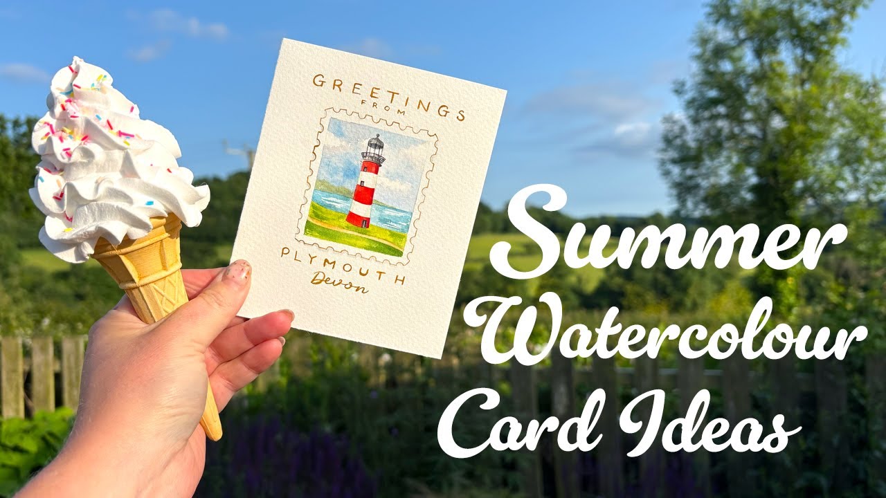 Easy & Fun Summer Card Designs You’ll Love to Paint! - YouTube