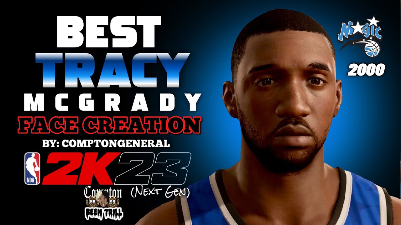 BEST TRACY MCGRADY FACE CREATION🔥 ON NBA 2K23! MOST ACCURATE NBA 2K ...